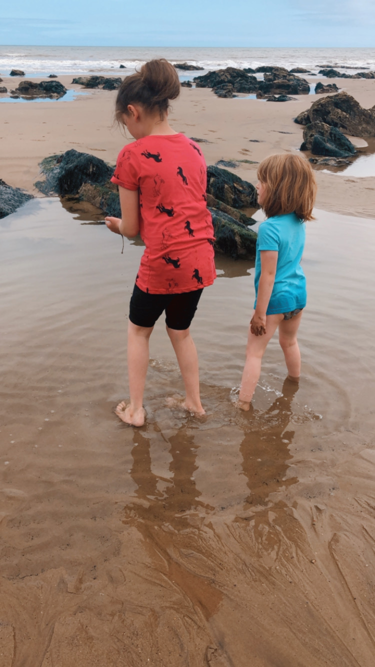 Rock Pooling at Seaham Beach.