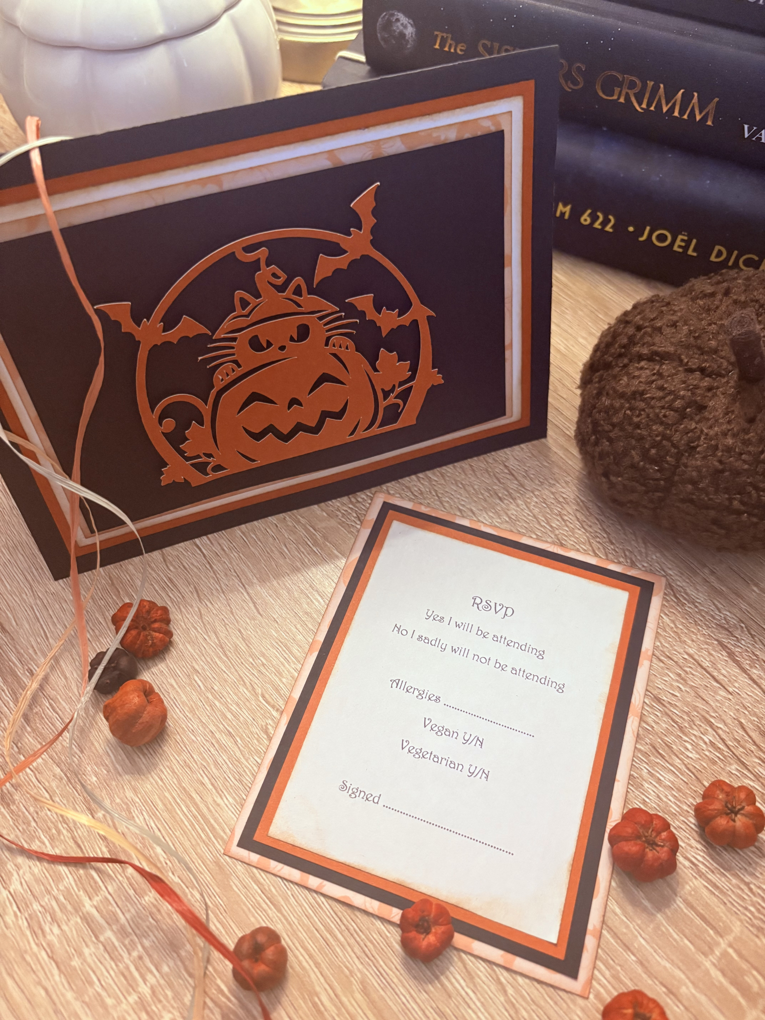 DIY Halloween Party Invitations: Easy Paper Craft Tutorial for Spooky ...